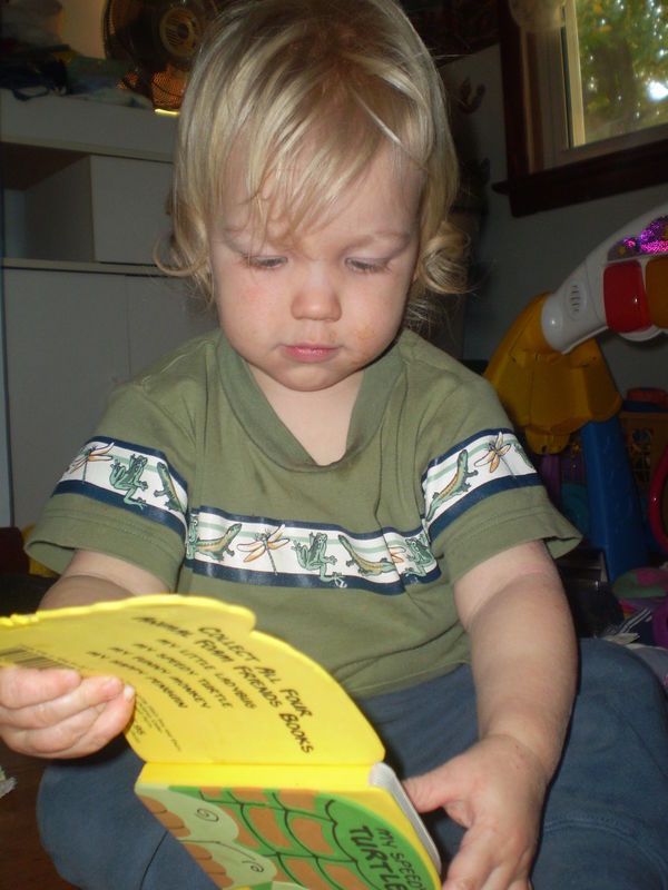 My Little Brother Reading Art By Nikki Gee my-little-brother-reading-art-by-nikki-gee